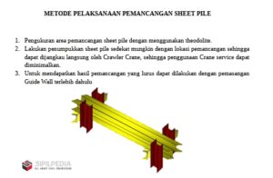 METODE PELAKSANAAN PEMANCANGAN SHEET PILE | Sipilpedia