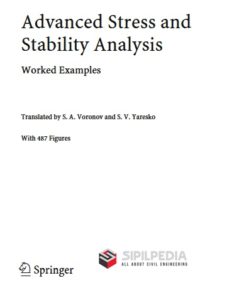 Advanced Stress and Stability Analysis Worked Examples | Sipilpedia