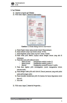 Tutorial Sp Column | Sipilpedia