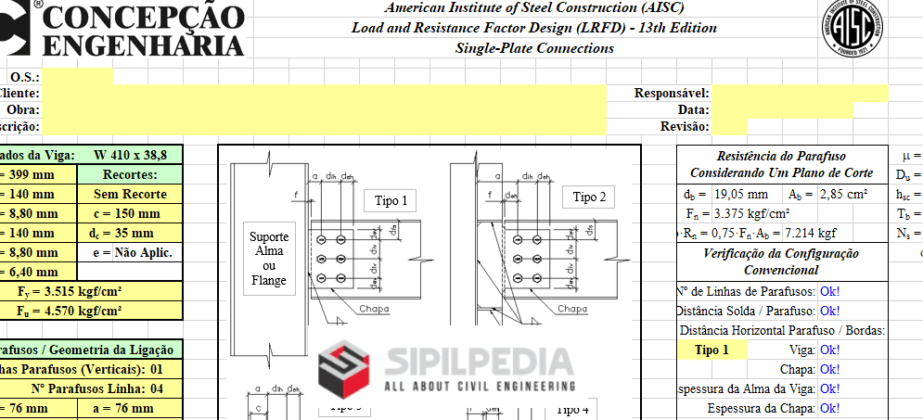 SINGLE PLATE CONNECTIONS | Sipilpedia