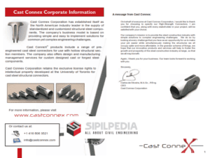 Cast ConneX – High Strength Connector – Design Manual | Sipilpedia