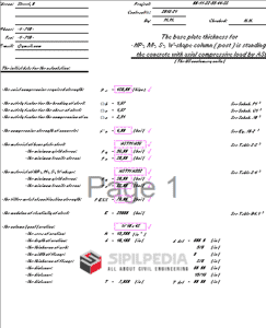 AISC – ASD – Base Plate Thickness V2016 2 | Sipilpedia