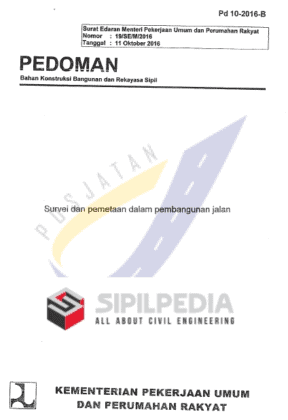 Pedoman Survei dan Pemetaan dalam Pembangunan Jalan | Sipilpedia