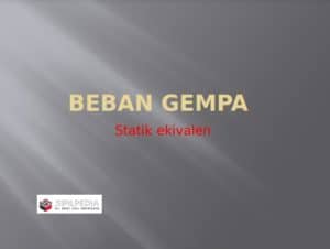 Beban Gempa Statik Ekivalen | Sipilpedia