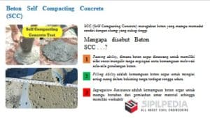 Beton Self Compacting Concrete (SCC) | Sipilpedia