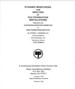 Dynamic Monitoring and Analysis of Pile Foundation Installation | Sipilpedia
