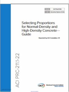 Selecting Proportions for Normal-Density and High-Density Concrete ...