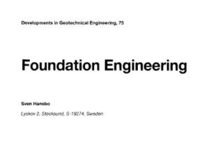 Foundation Engineering | Sipilpedia
