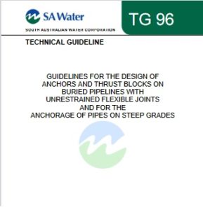 GUIDELINES FOR THE DESIGN OF ANCHORS AND THRUST BLOCKS ON BURIED ...