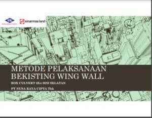 METODE PELAKSANAAN BEKISTING WING WALL | Sipilpedia