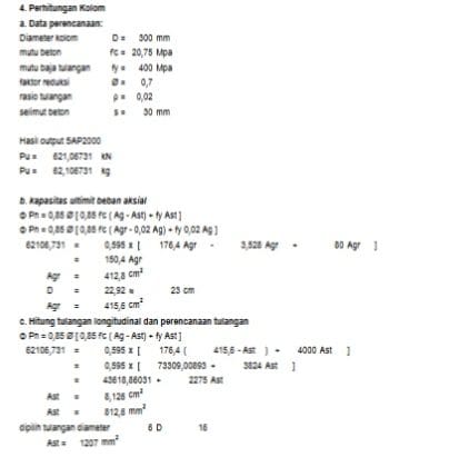 Perhitungan Kolom | Sipilpedia