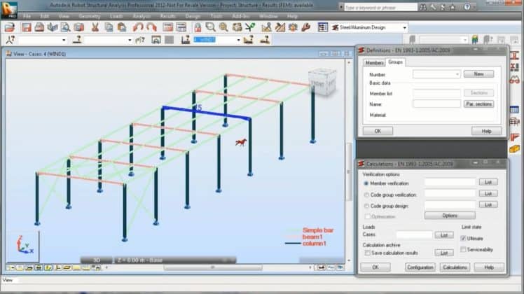 Autodesk Robot Structural Analysis Steel Design | Sipilpedia