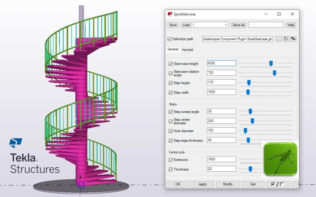 Tekla Structures 2021 Intelligent Custom Components | Sipilpedia
