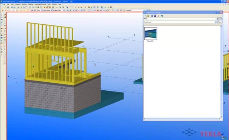 Using Masonry and Wood Components in Tekla Structures | Sipilpedia