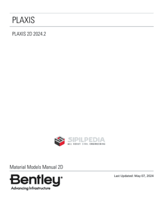 PLAXIS 2D 2024.2 2D.3 Material Models Manual | Sipilpedia