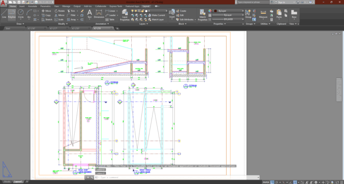 Denah dan Gambar CAD High Building Hotel_Ramp A7-219 | Sipilpedia