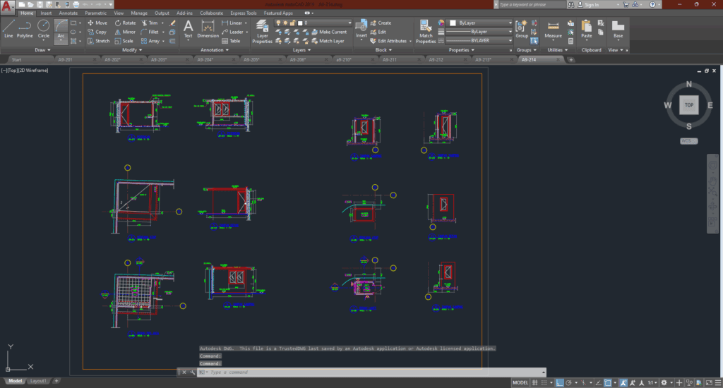 Denah dan Gambar CAD High Building Hotel_Pool A9-214 | Sipilpedia