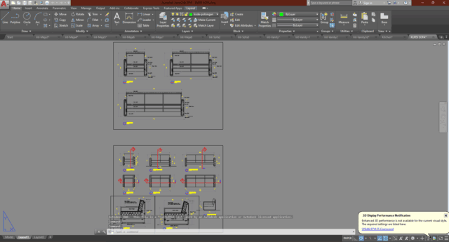 Denah dan Gambar CAD Interior_Kursi Sofa | Sipilpedia