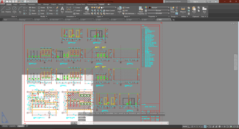 Denah dan Gambar CAD High Building MALL_A-5402 | Sipilpedia