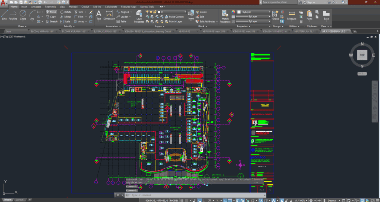 Denah dan Gambar CAD_Gambar Denah 2 AR.A1-03 DENAH LT.G | Sipilpedia