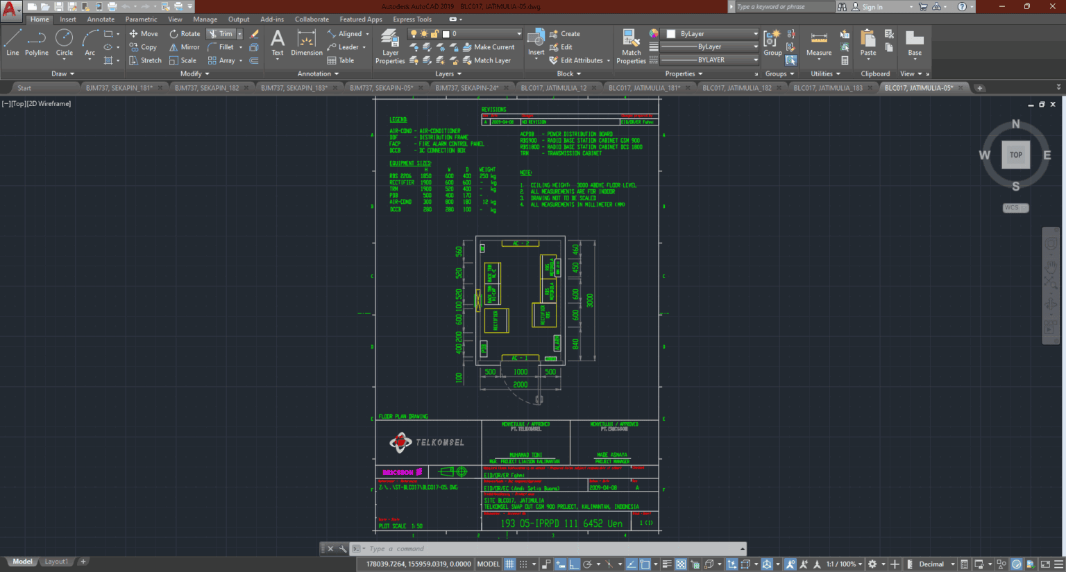 Denah dan Gambar CAD_Gambar Kerja Bangunan BLC017, JATIMULIA_05 ...