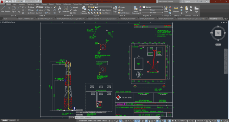 Denah dan Gambar CAD_Gambar Kerja Bangunan KBA034-12 | Sipilpedia
