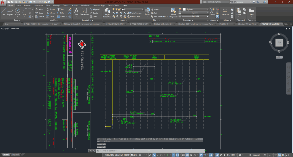 Denah dan Gambar CAD_Gambar Kerja Bangunan KBA034-182 new2116 | Sipilpedia