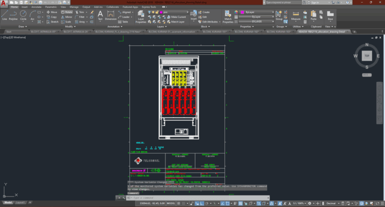 Denah dan Gambar CAD_Gambar Kerja Bangunan KBA034- RBS2116_allocation ...