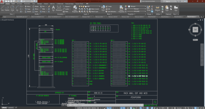 Denah dan Gambar CAD_Gambar Kerja Bangunan PEKAPURAN-3 | Sipilpedia