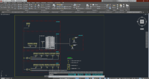 Denah dan Gambar CAD Mekanikal Electrical_SISTIM MATV BLOK DIAGRAM ...