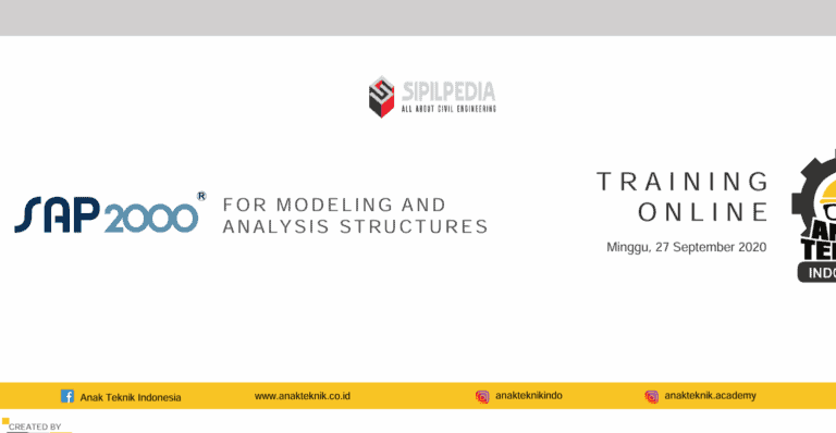 Materi SAP2000 – FOR MODELING AND ANALYSIS STRUCTURES | Sipilpedia