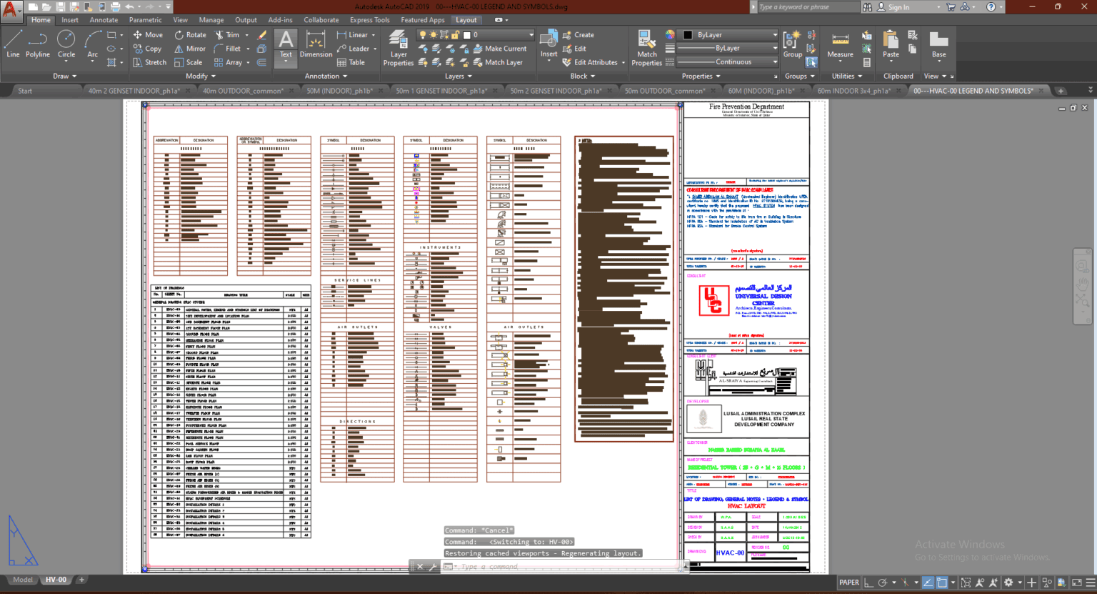 Denah dan Gambar CAD Residential Tower_00—HVAC-00 LEGEND AND SYMBOLS ...