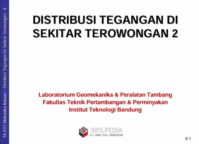DISTRIBUSI TEGANGAN DI SEKITAR TEROWONGAN 2 | Sipilpedia