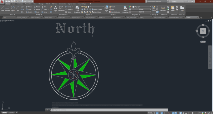 GAMBAR AUTOCAD_Detailing CAD_Detail North | Sipilpedia