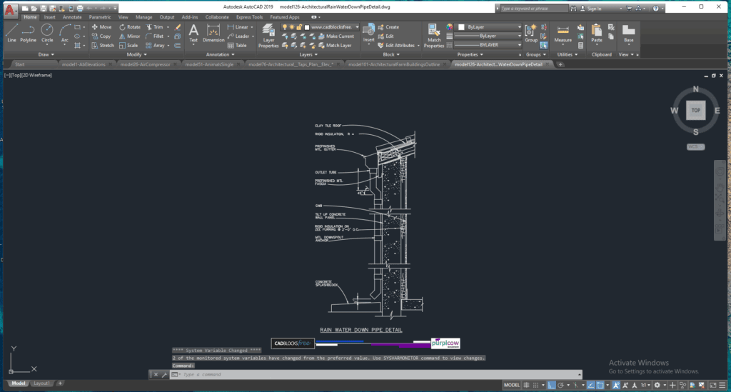 GAMBAR AUTOCAD_Detailing CAD_Modeling model dwg126-175 | Sipilpedia