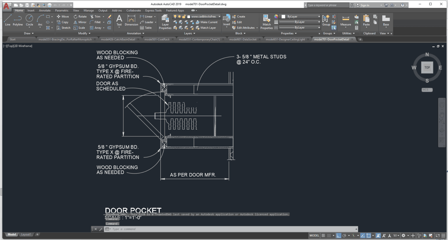 GAMBAR AUTOCAD_Detailing CAD_Modeling model dwg701-750 | Sipilpedia
