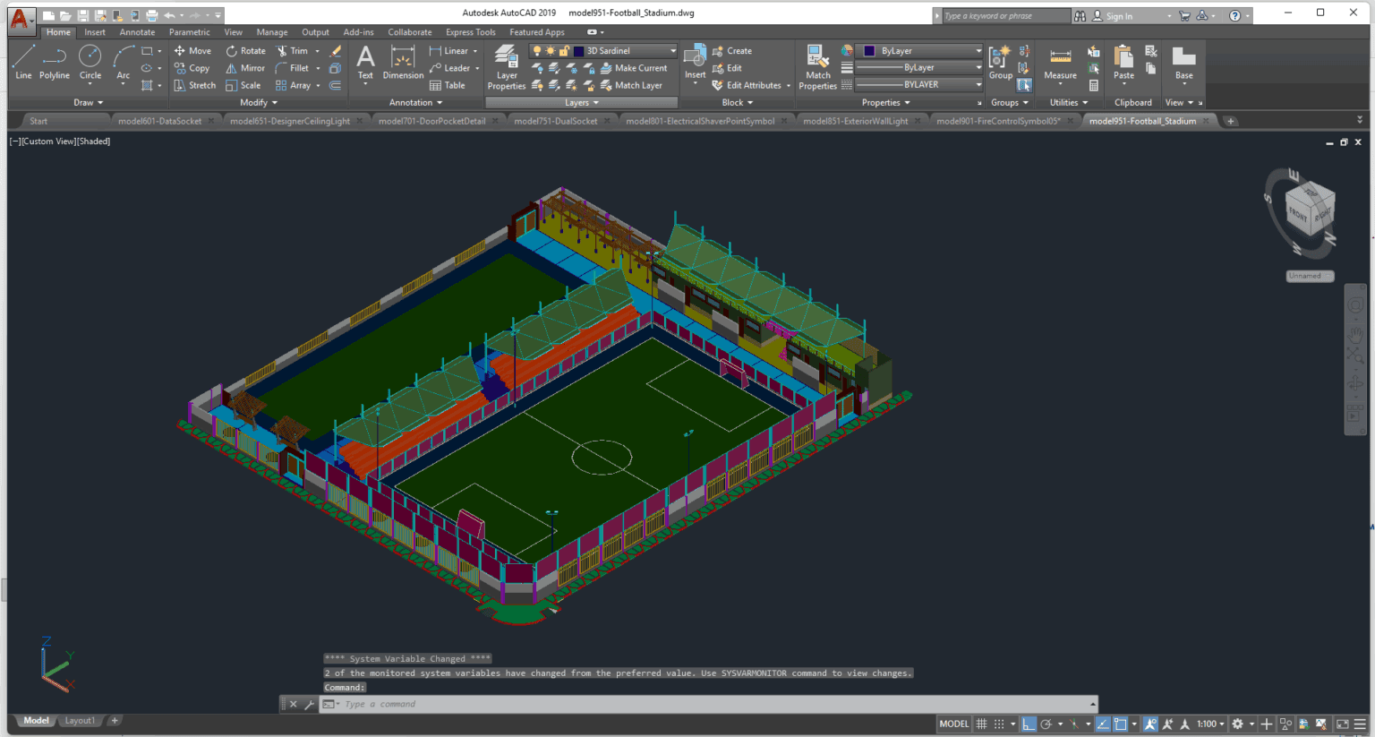 GAMBAR AUTOCAD_Detailing CAD_Modeling model dwg951-1000 | Sipilpedia