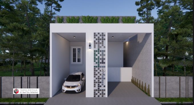 Gambar Rumah Lengkap_RAB dan Gambar Konsep Rumah Tinggal 1 Lantai ...
